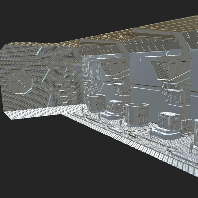 Free 3D corridor modeled - TurboSquid 1432889