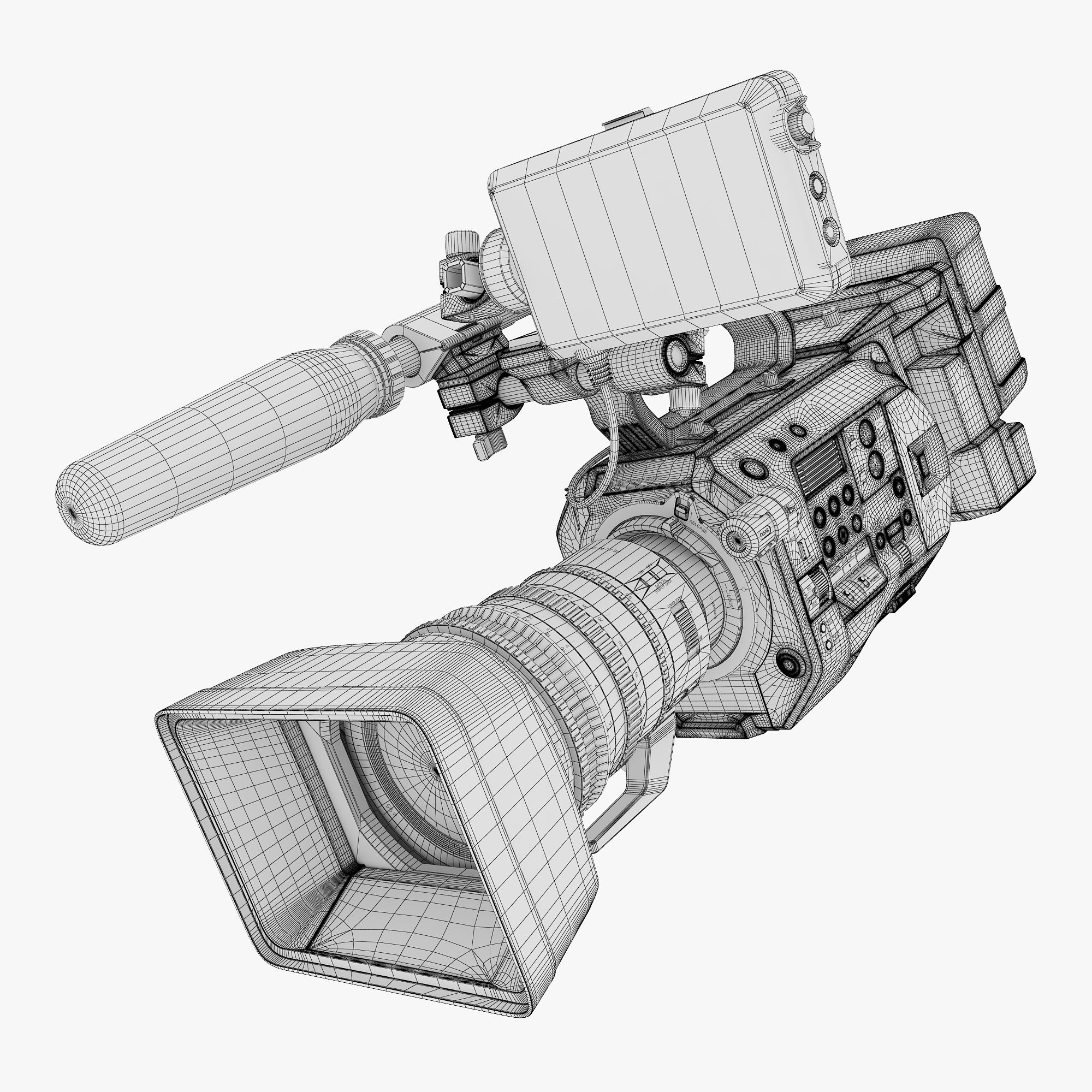 3D generic video camera hd model - TurboSquid 1433148