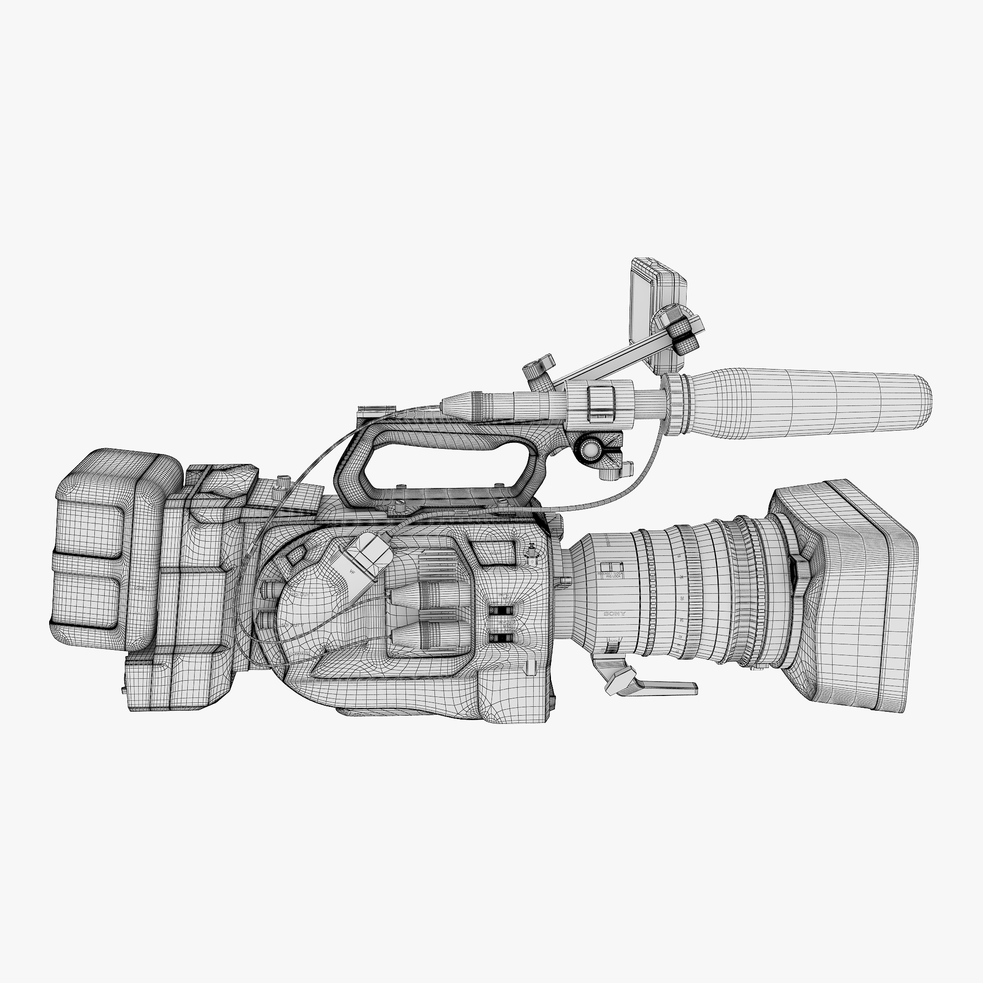 3D generic video camera hd model - TurboSquid 1433148