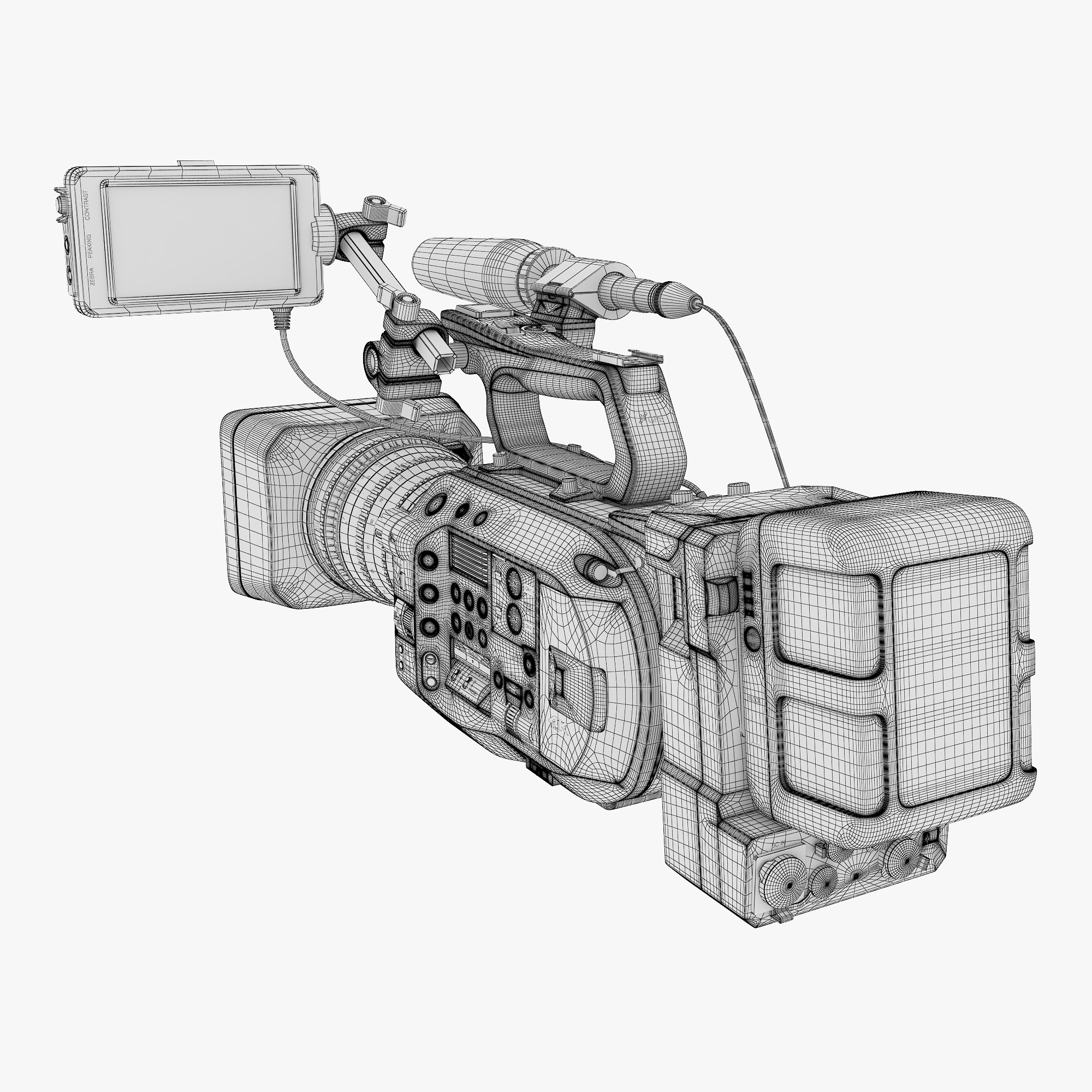 3D generic video camera hd model - TurboSquid 1433148