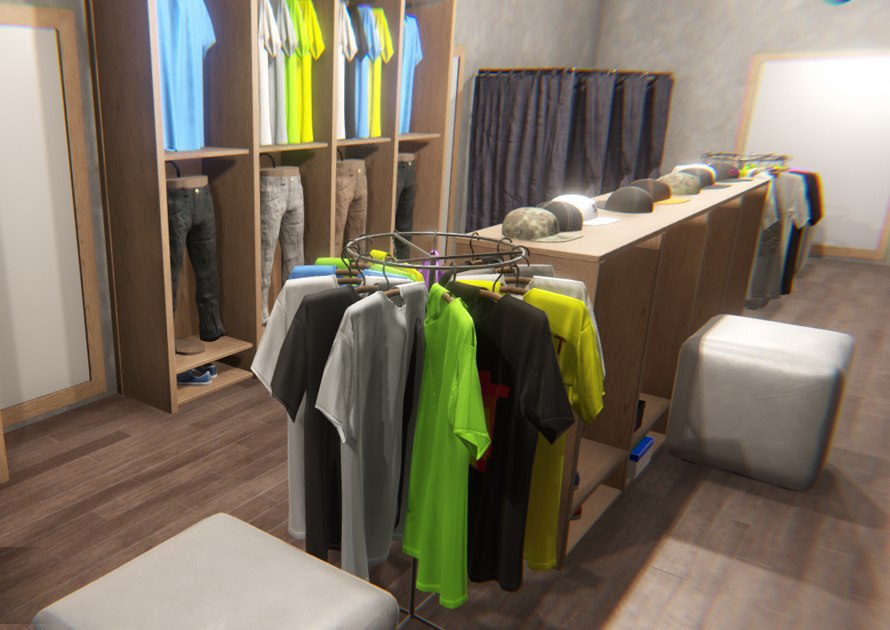 3D vr store - interior model - TurboSquid 1416238