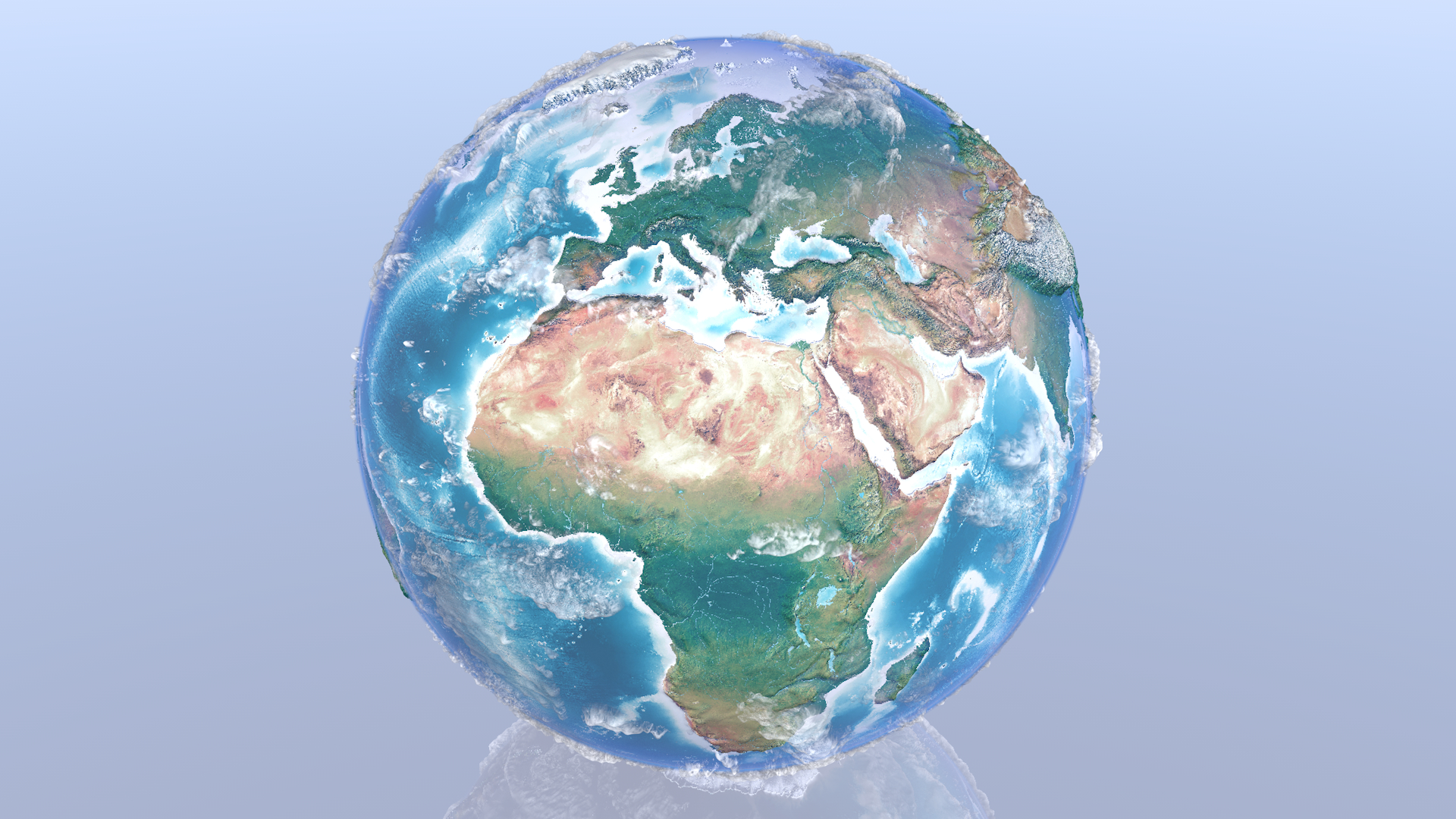 3D relief earth globe world model - TurboSquid 1433297