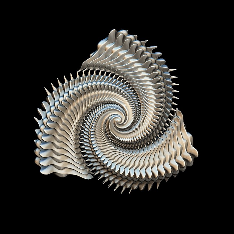 3D psychedelic form - TurboSquid 1433356