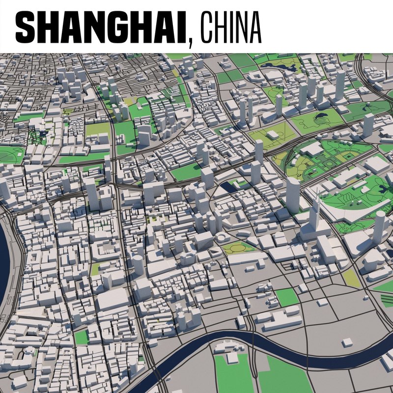 City shanghai 3D - TurboSquid 1433396
