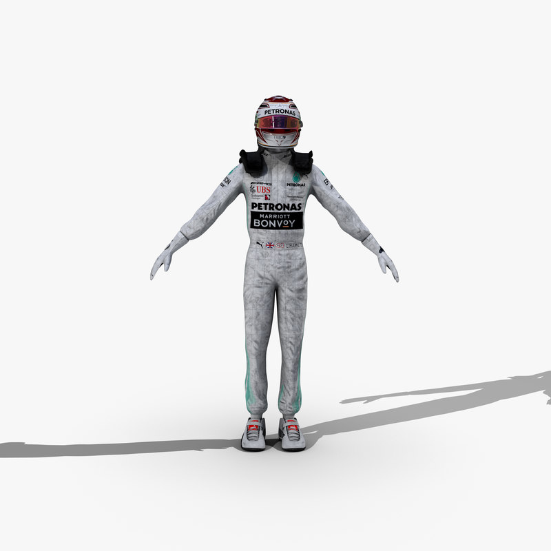 3D lewis hamilton 2019 model - TurboSquid 1433657