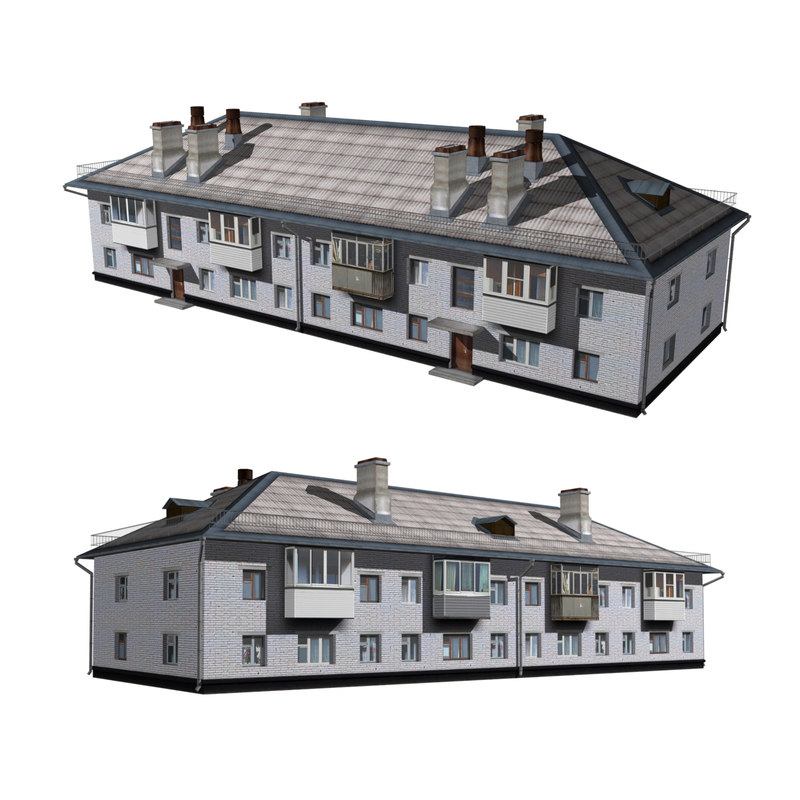 Architecture house structure 3D model - TurboSquid 1433713