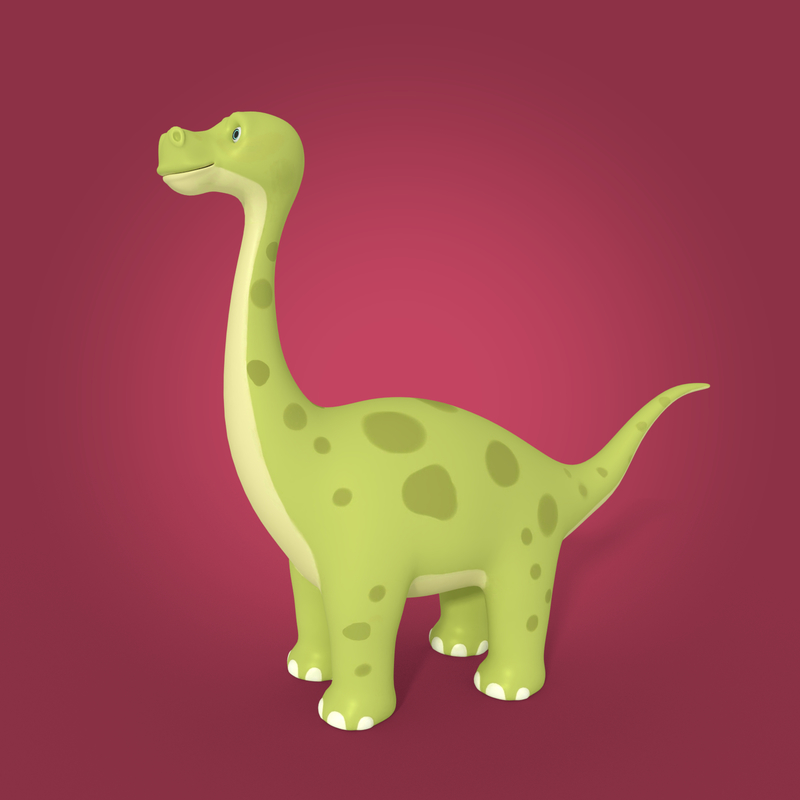 Toy dinosaur 3D model - TurboSquid 1246906