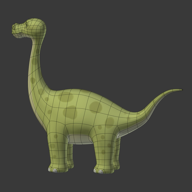 Toy dinosaur 3D model - TurboSquid 1246906