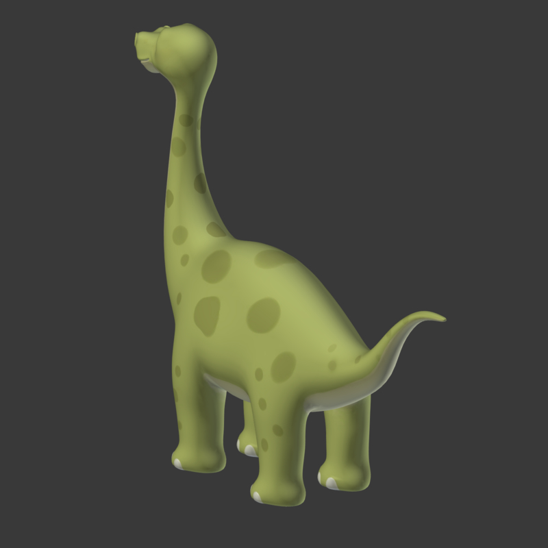 Toy dinosaur 3D model - TurboSquid 1246906
