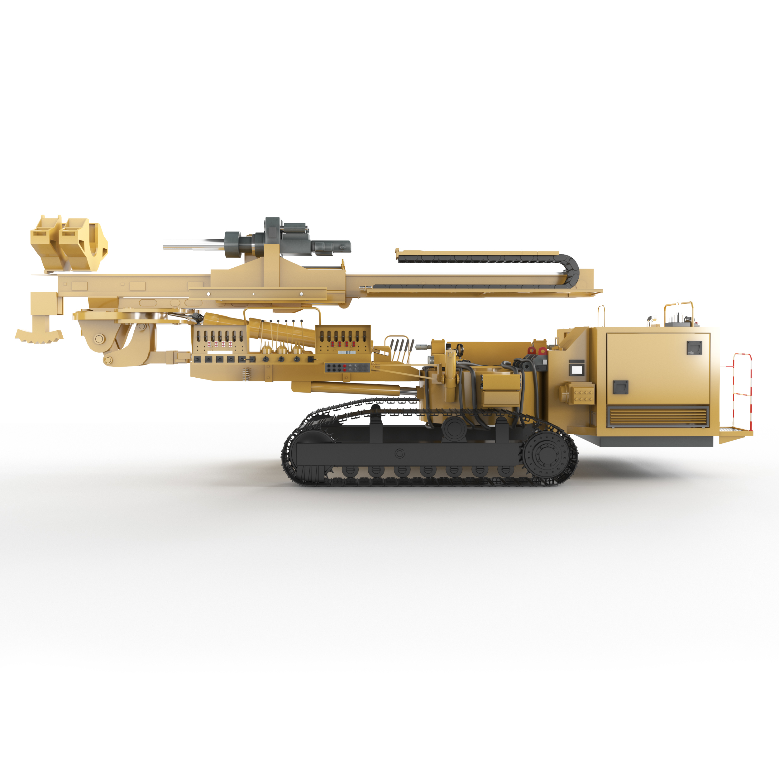 3D anchor drill rig model - TurboSquid 1433887
