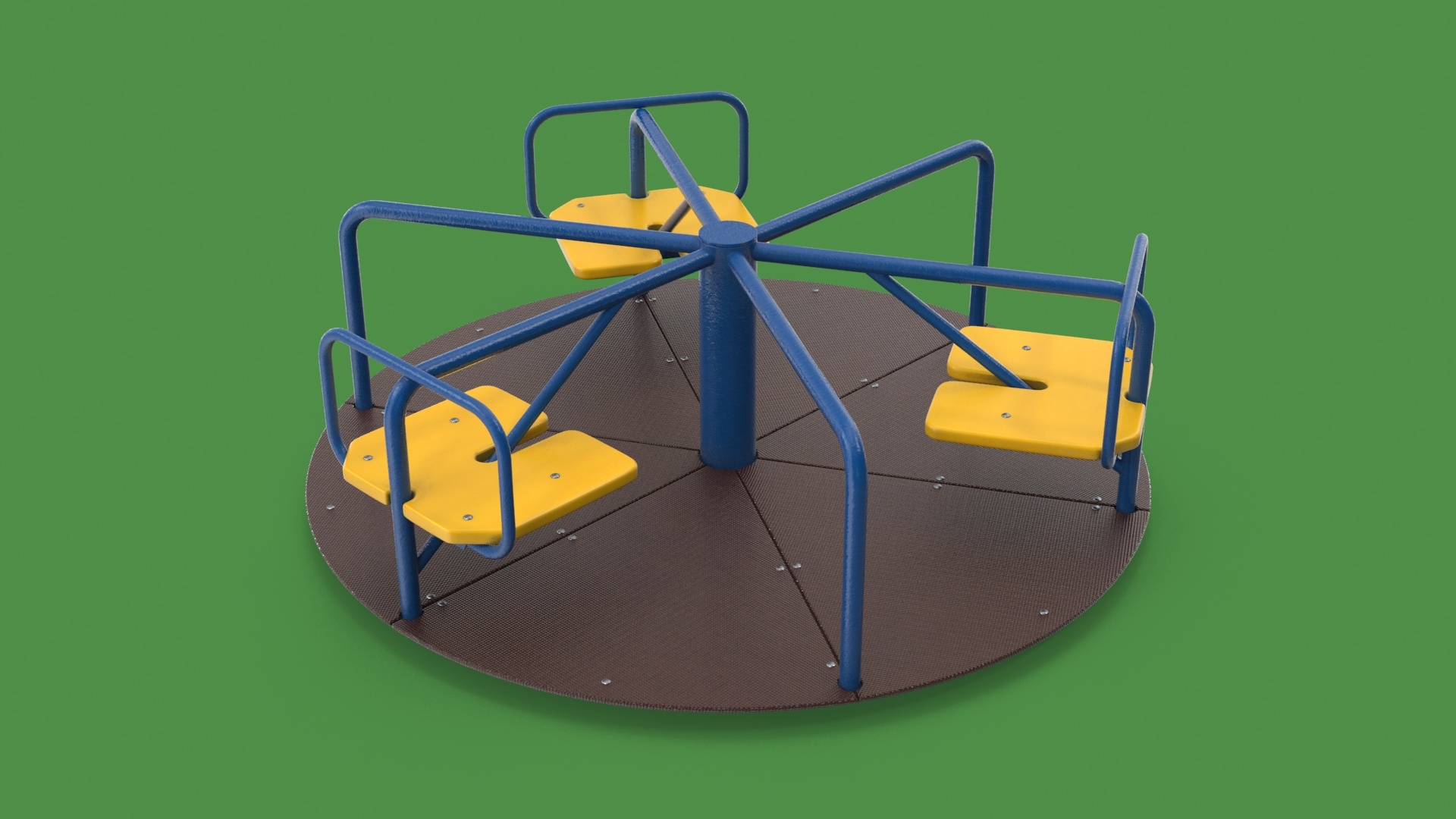 3D playground carousel - TurboSquid 1433824
