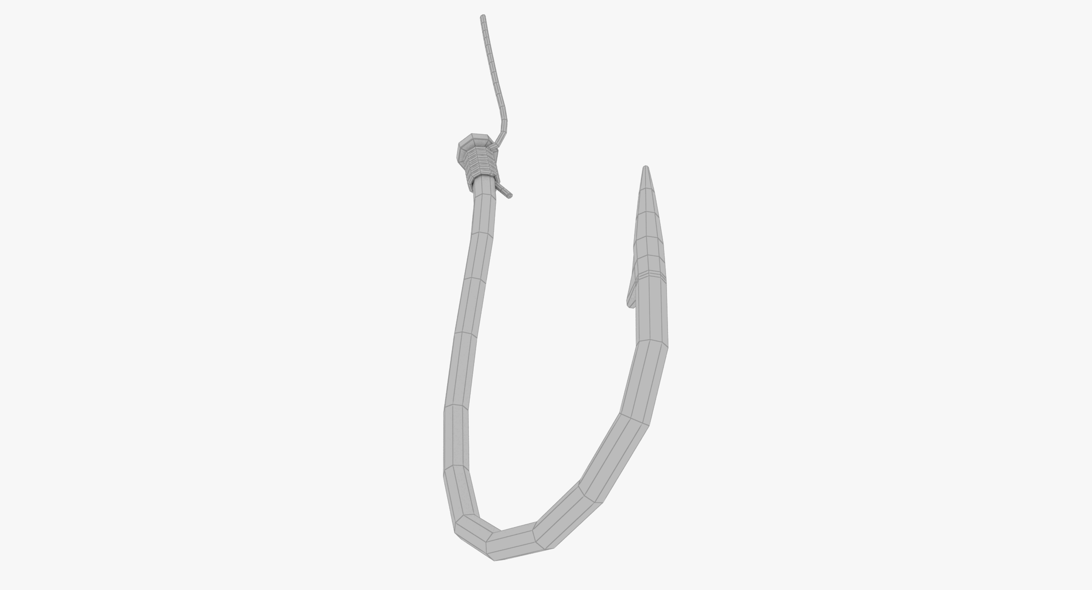 Fishing hook 3D model - TurboSquid 1433930