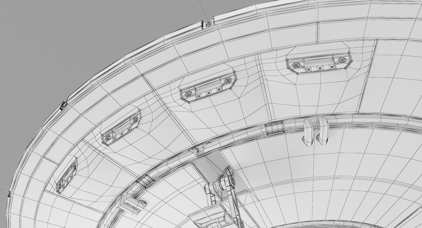 3D flying saucer model - TurboSquid 1433975