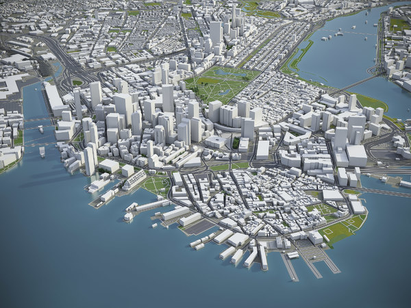 Boston city - 3D - TurboSquid 1334271