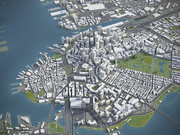 Boston city - 3D - TurboSquid 1334271