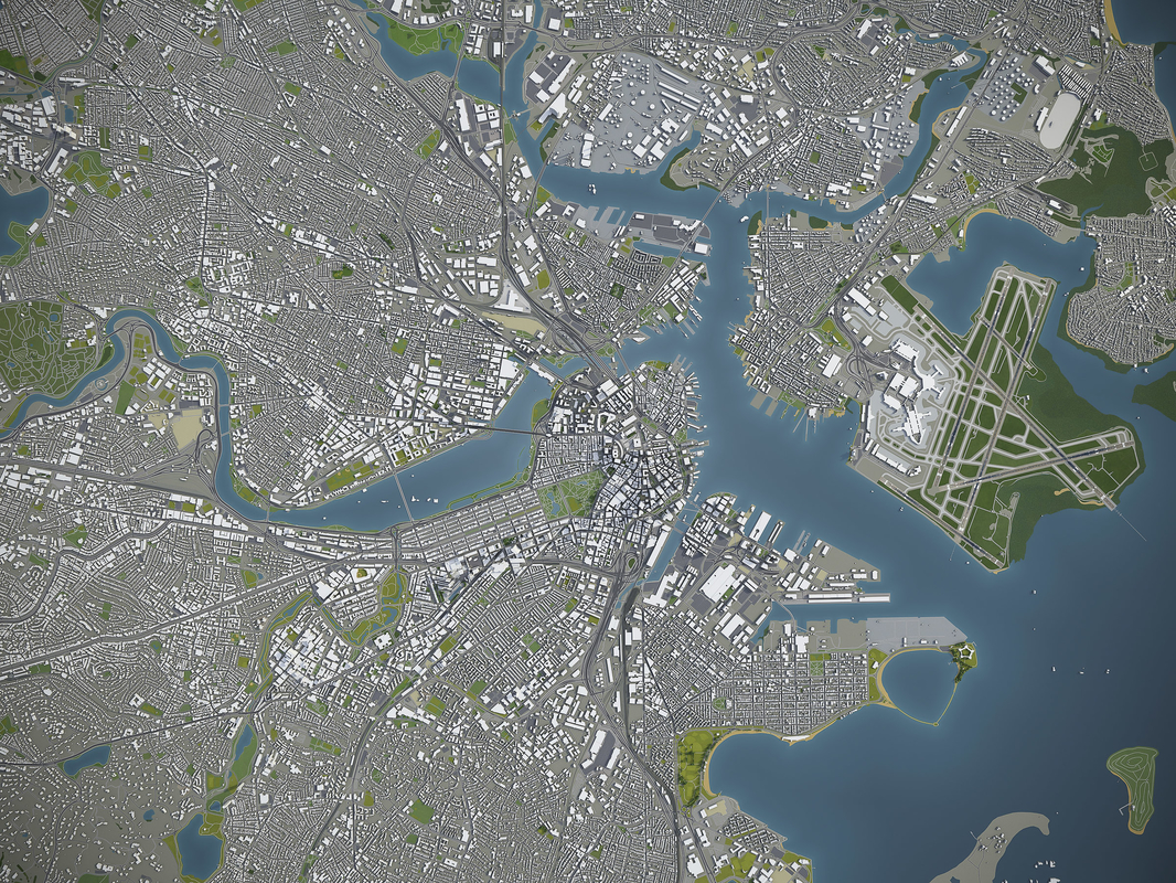 Boston city - 3D - TurboSquid 1334271