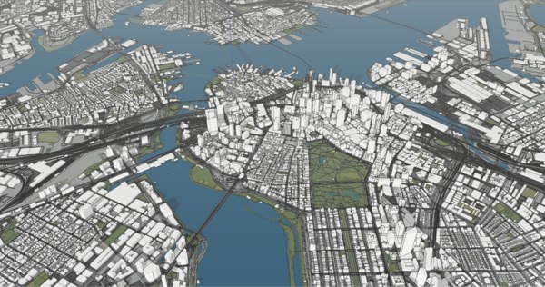 Boston city - 3D - TurboSquid 1334271