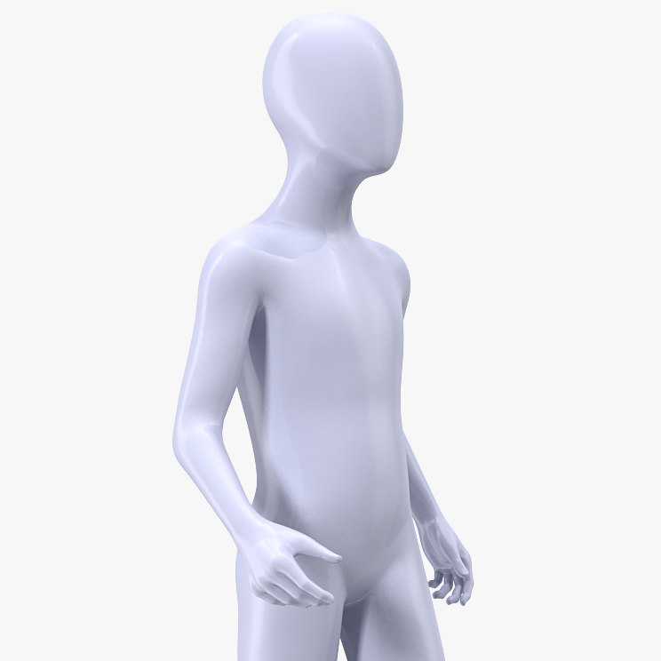Child mannequin rigged 3D model - TurboSquid 1434037