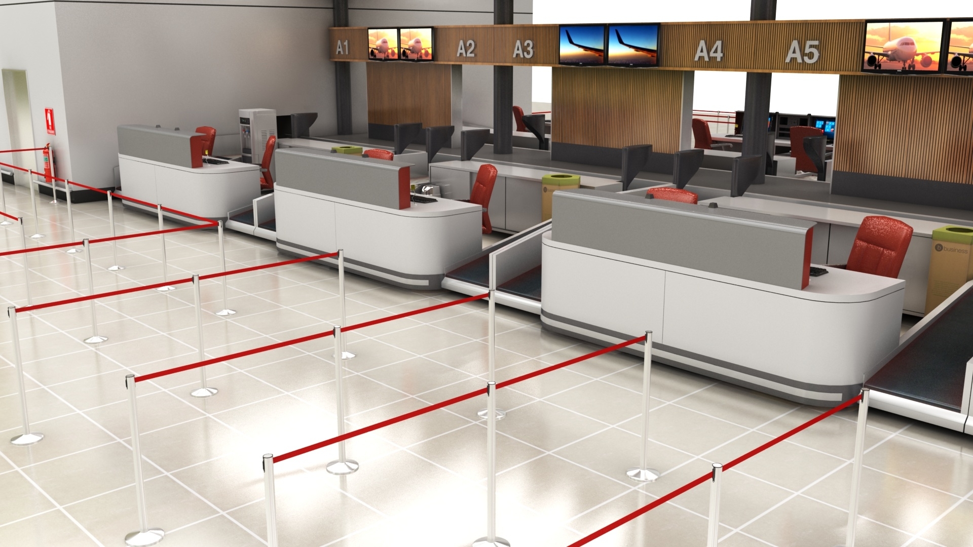 Airport security door 3D - TurboSquid 1434273