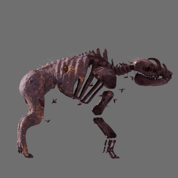 Zombie Boar Monster 3D-Modell - TurboSquid 1434339