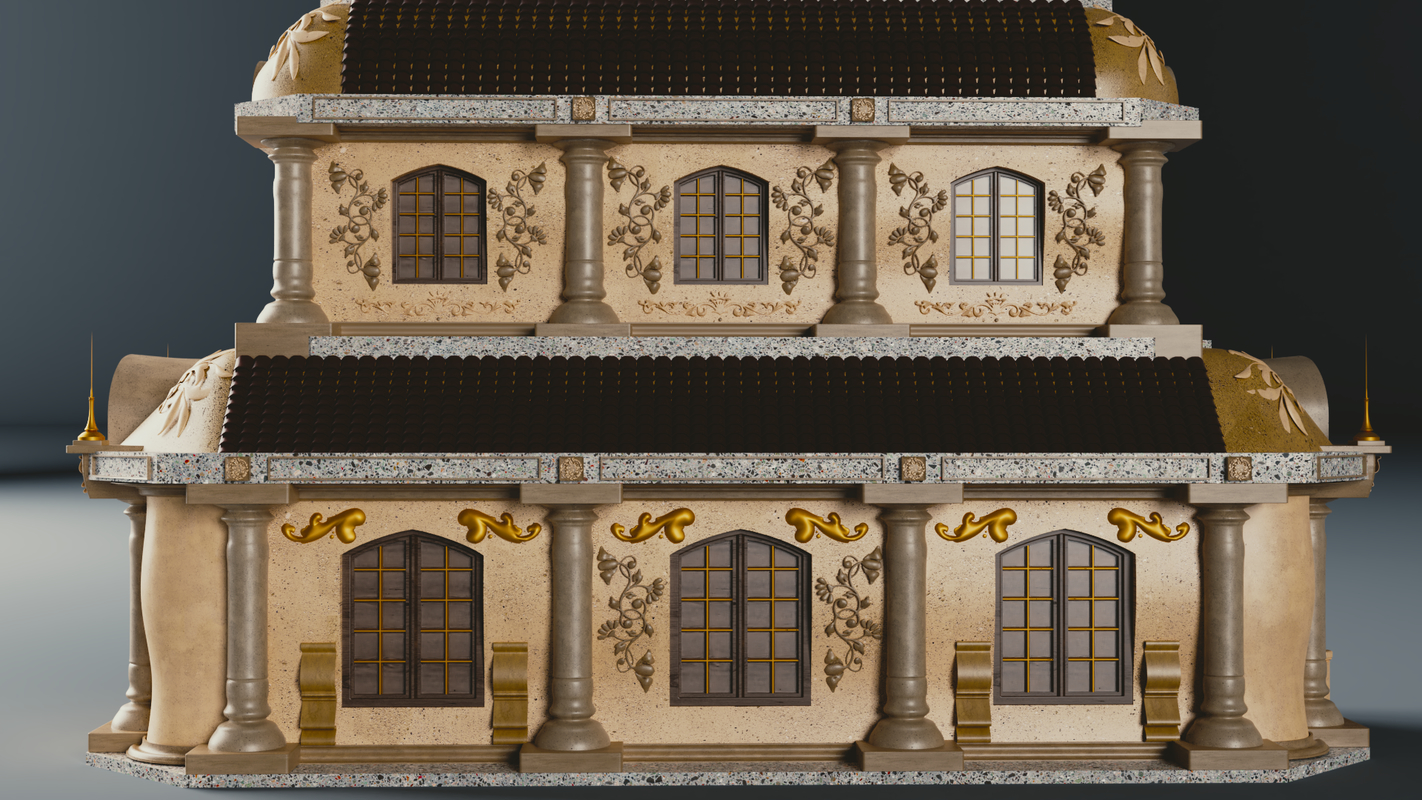 modelo 3d Casa barroca 0.1 - TurboSquid 1434496