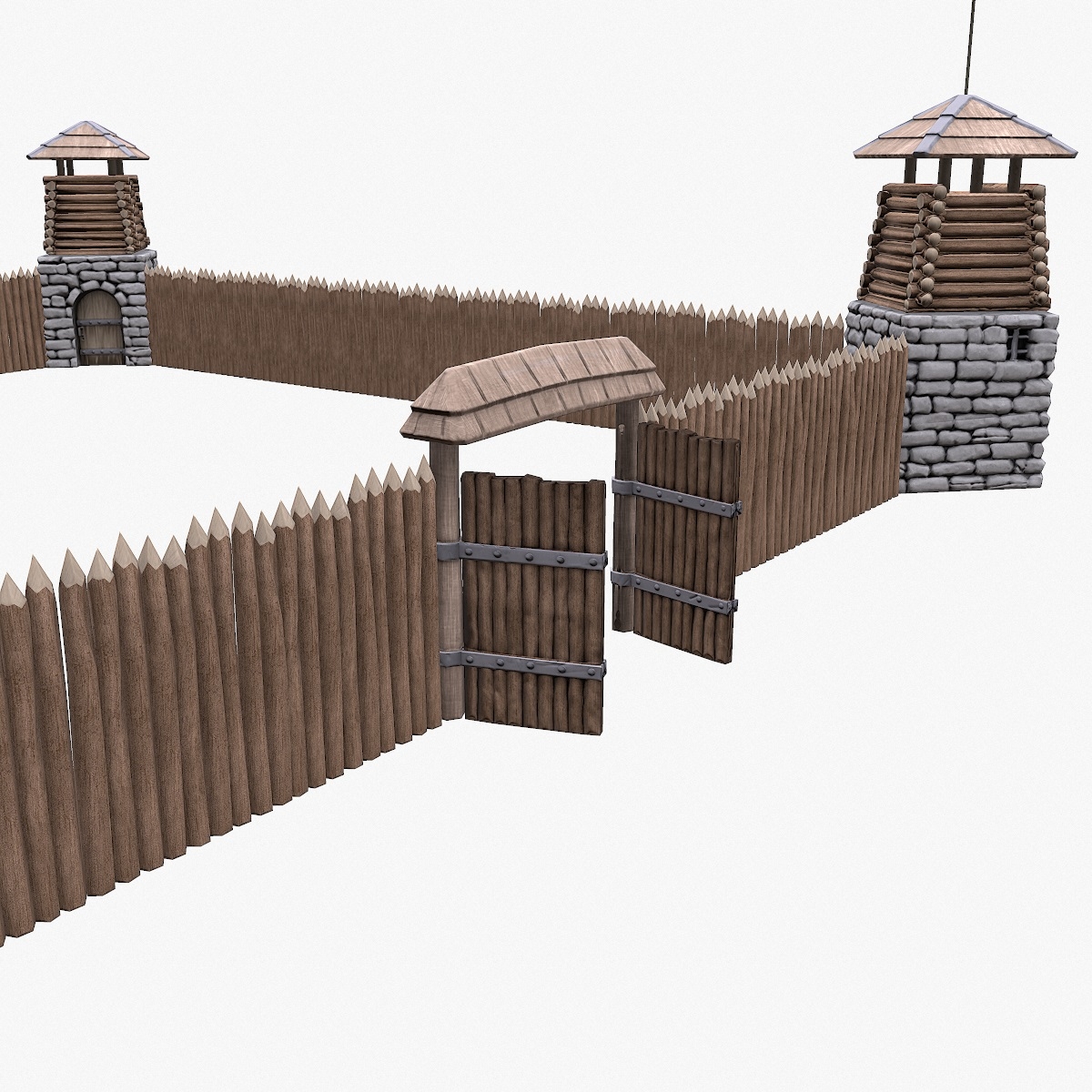 3D fort fortress games - TurboSquid 1434515