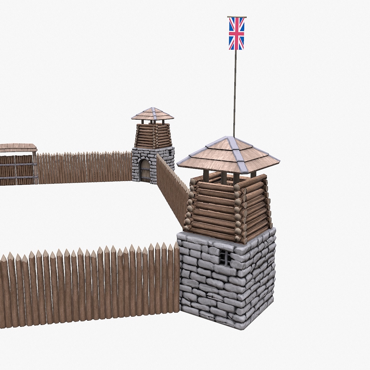 3D fort fortress games - TurboSquid 1434515