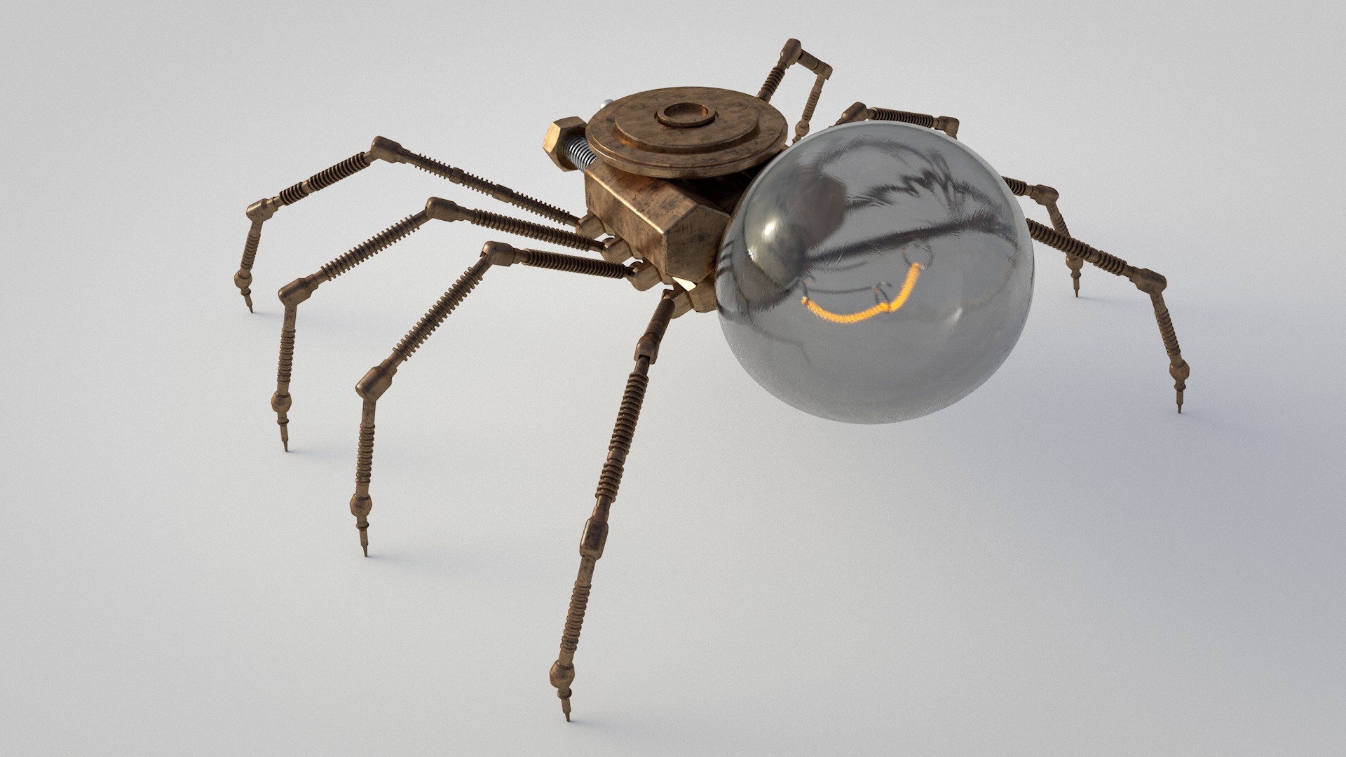 SteamPunk Spider Modelo 3D - TurboSquid 1434625