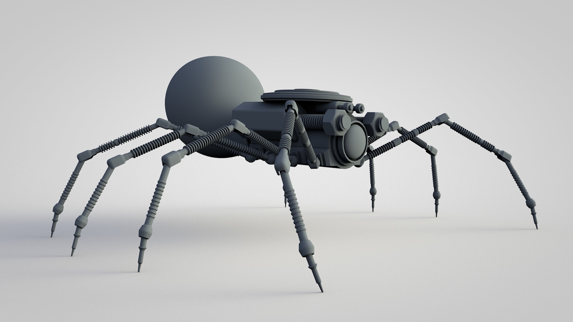 SteamPunk Spider Modelo 3D - TurboSquid 1434625