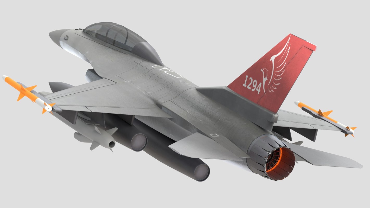 3D f-16 fighter model - TurboSquid 1434662