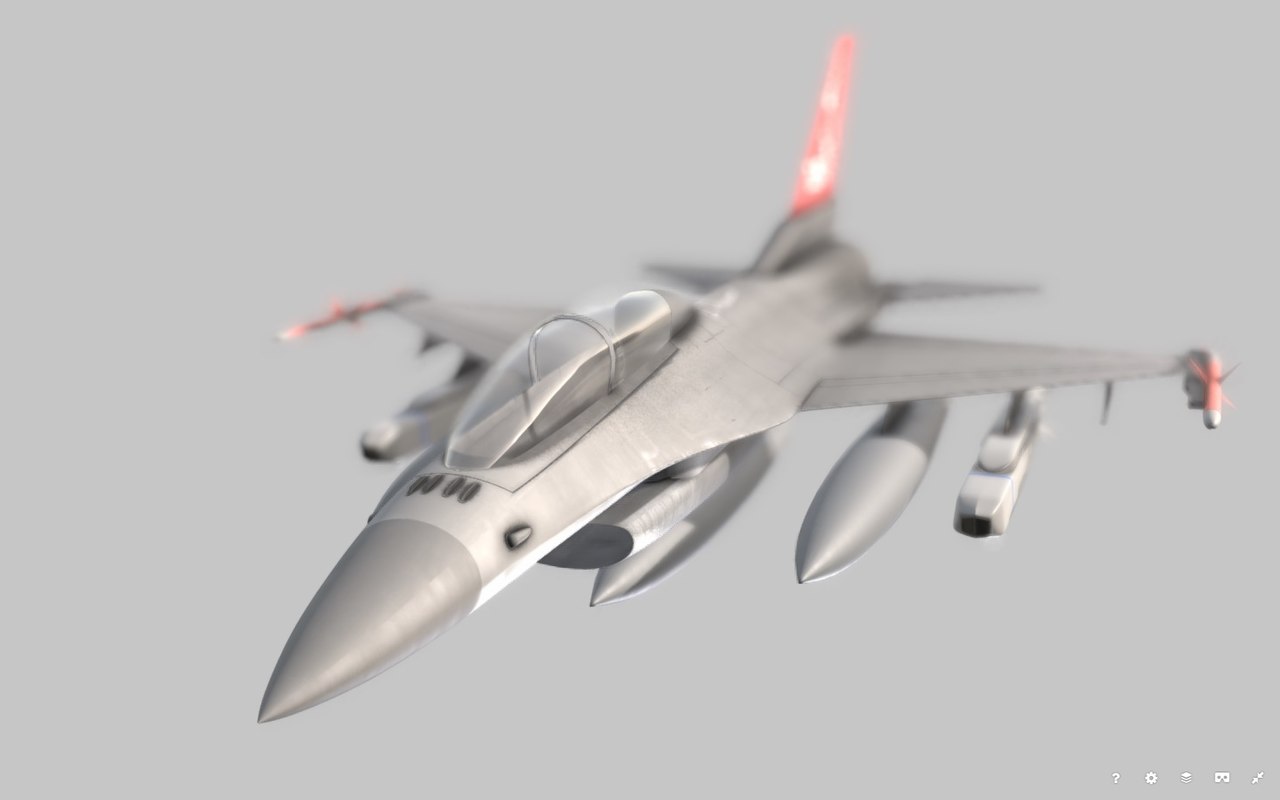 3D f-16 fighter model - TurboSquid 1434662