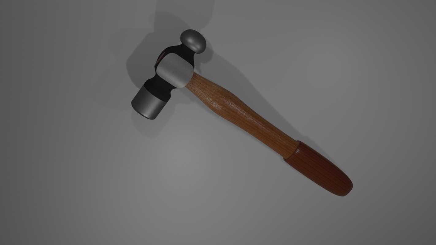 3D hammer created blender - TurboSquid 1434940