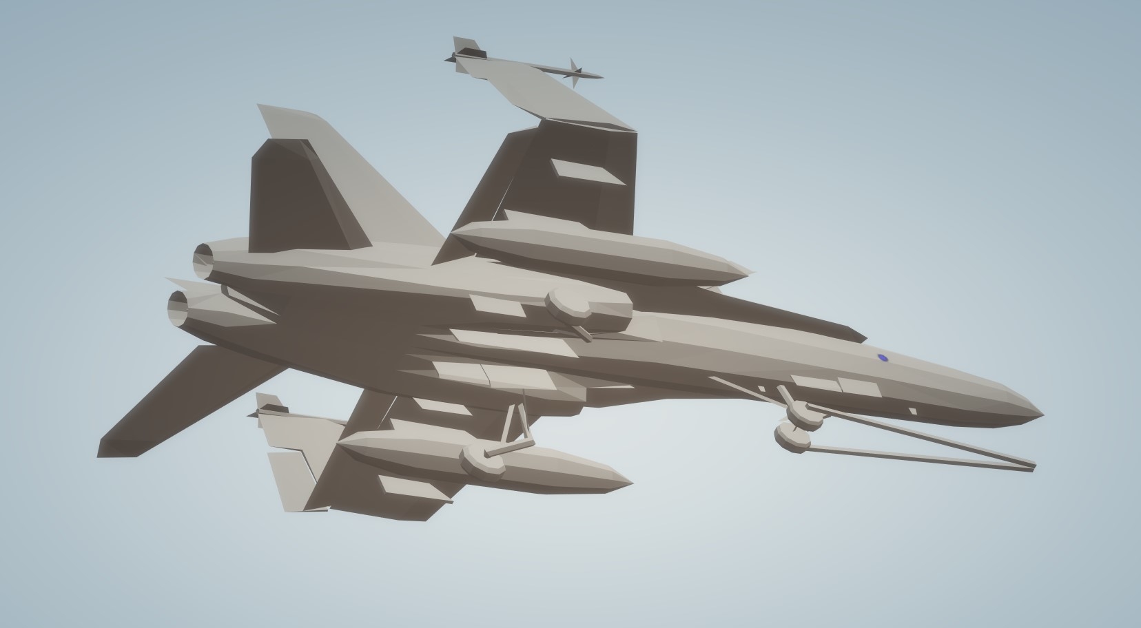 F18 super hornet open model - TurboSquid 1434952