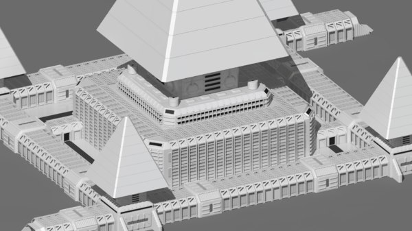 3D model sci fi base - TurboSquid 1435009