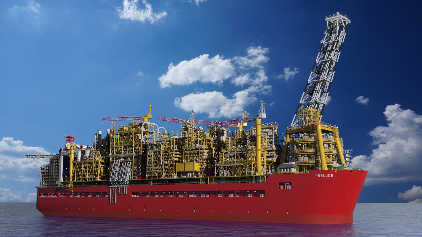 Shell prelude flng 3D model - TurboSquid 1435046