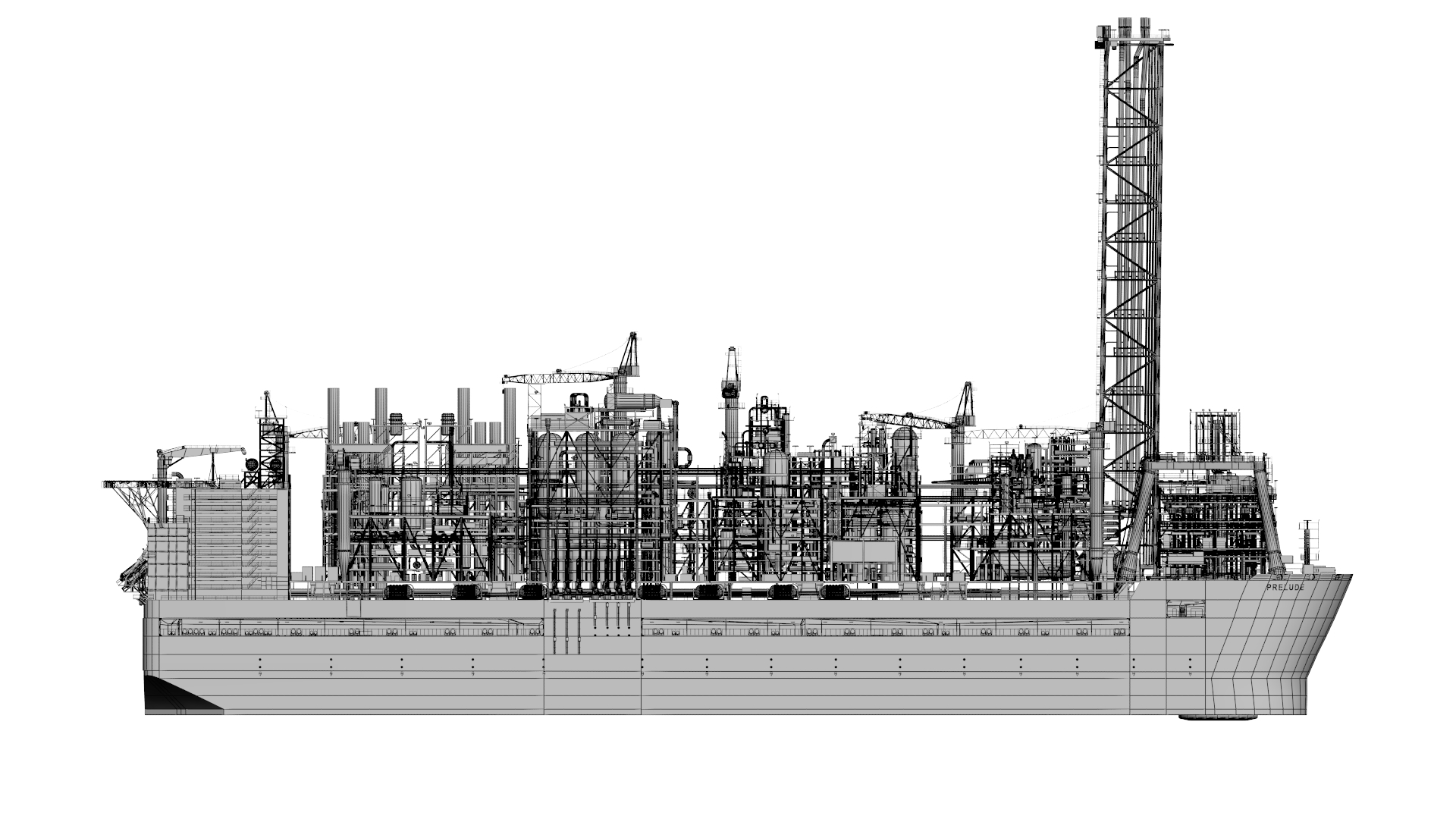 Shell prelude flng 3D model - TurboSquid 1435046