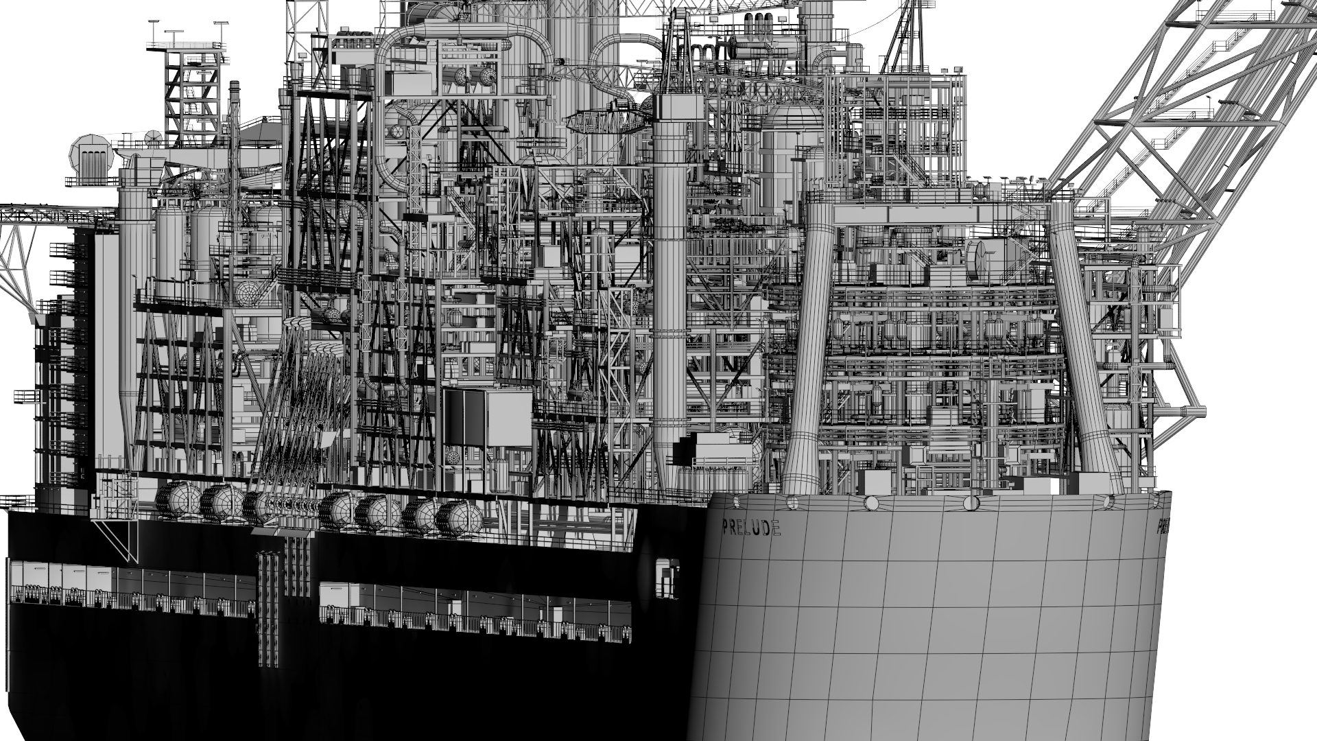 Shell Prelude Flng 3d Model Turbosquid 1435046