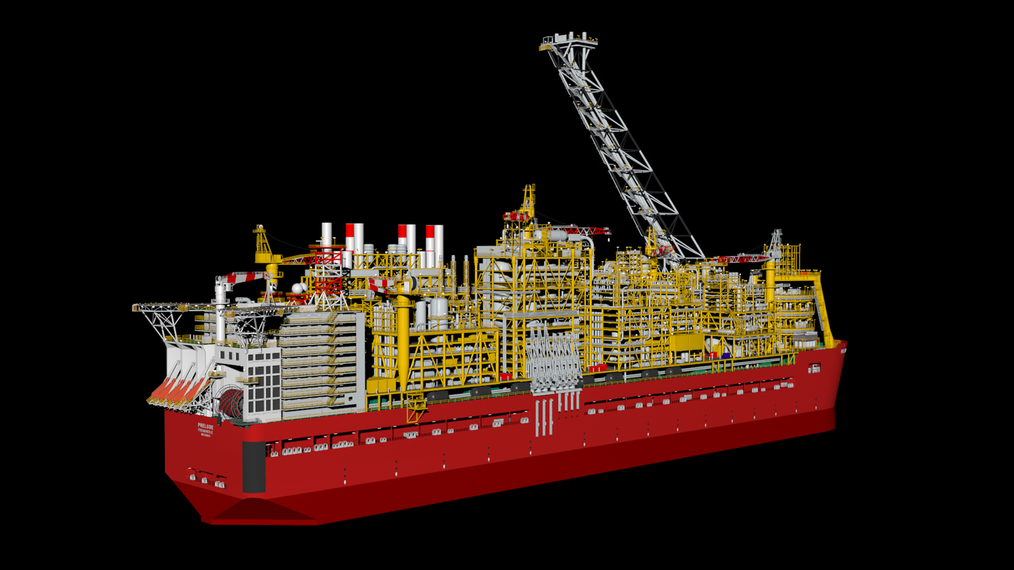 Shell prelude flng 3D model - TurboSquid 1435046