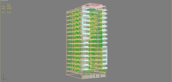 Apartment building 36 3D model - TurboSquid 1435128