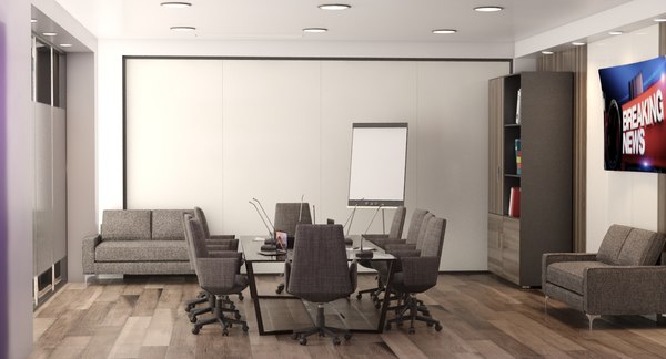 Conference room office table 3D model - TurboSquid 1435239