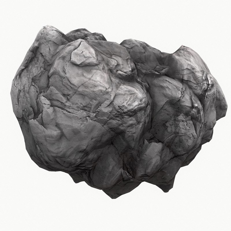 Meteor asteroid rock 4k model - TurboSquid 1435458