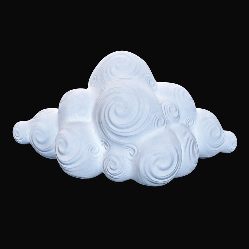 Decorative cloud 3D - TurboSquid 1435484