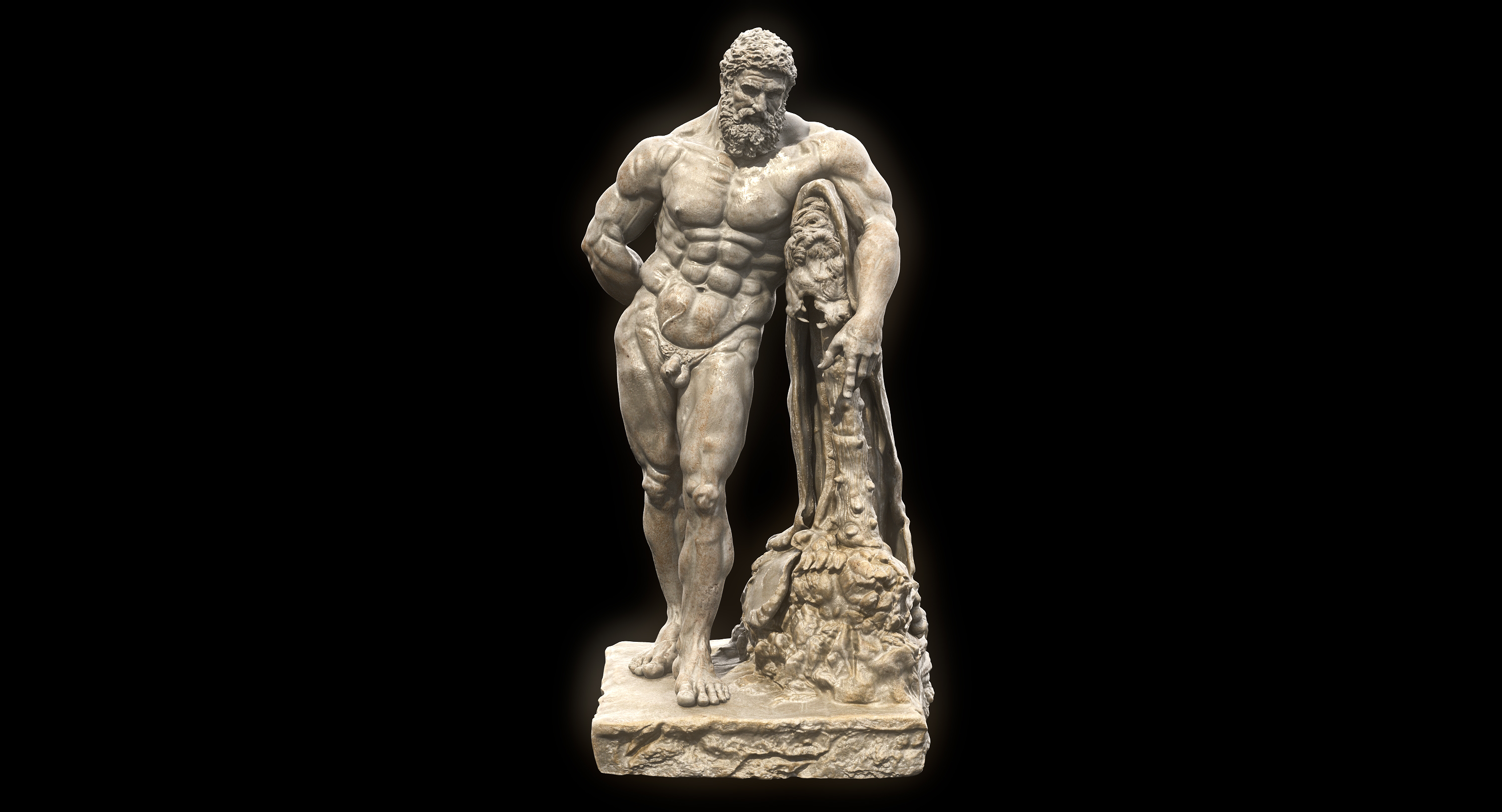 Marble statue farnese hercules 3D model - TurboSquid 1435475