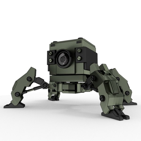 modelo 3d Mini cube walker bot Modelo 3D - TurboSquid 1435639