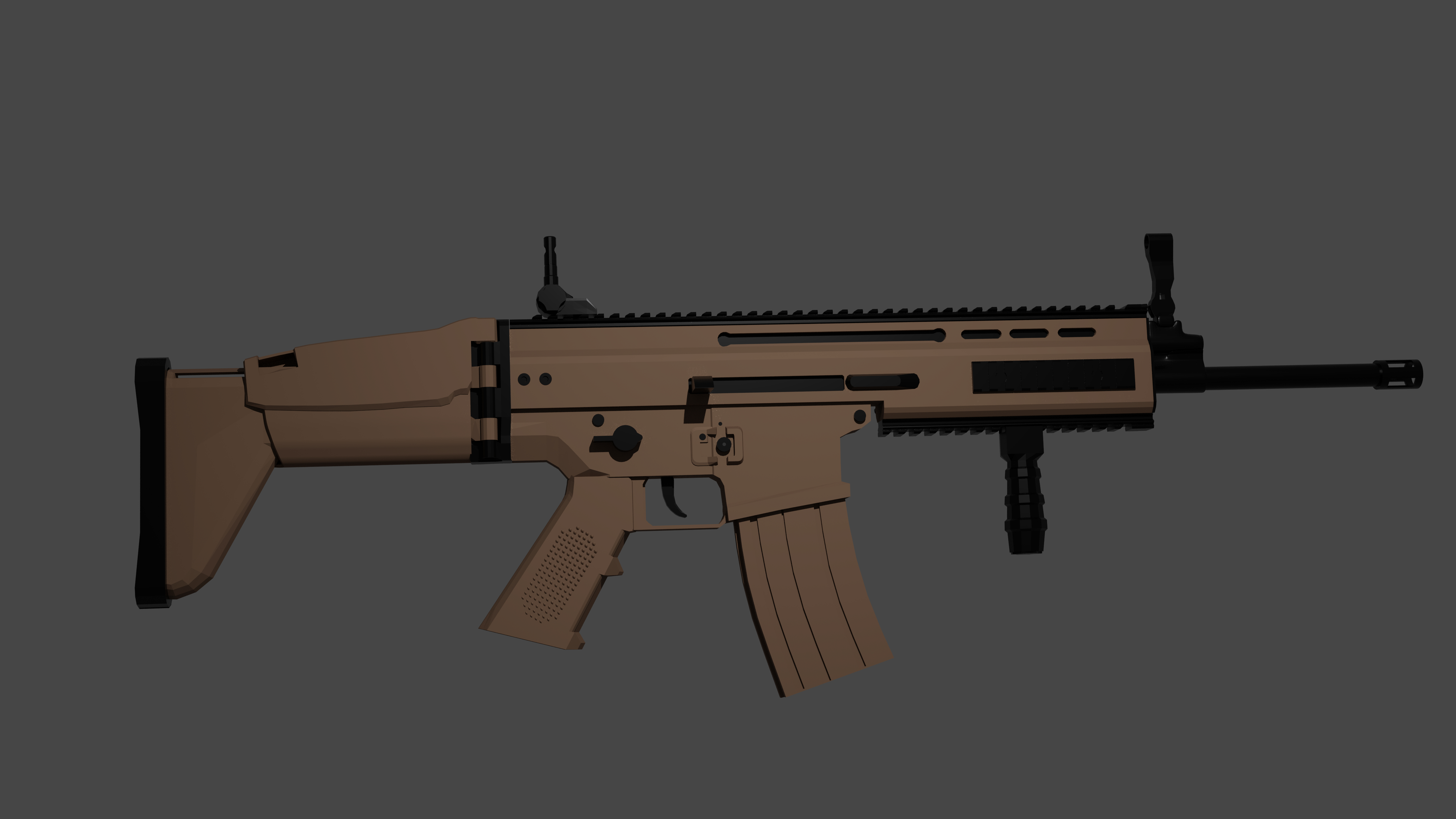 3D fn scar model - TurboSquid 1435694