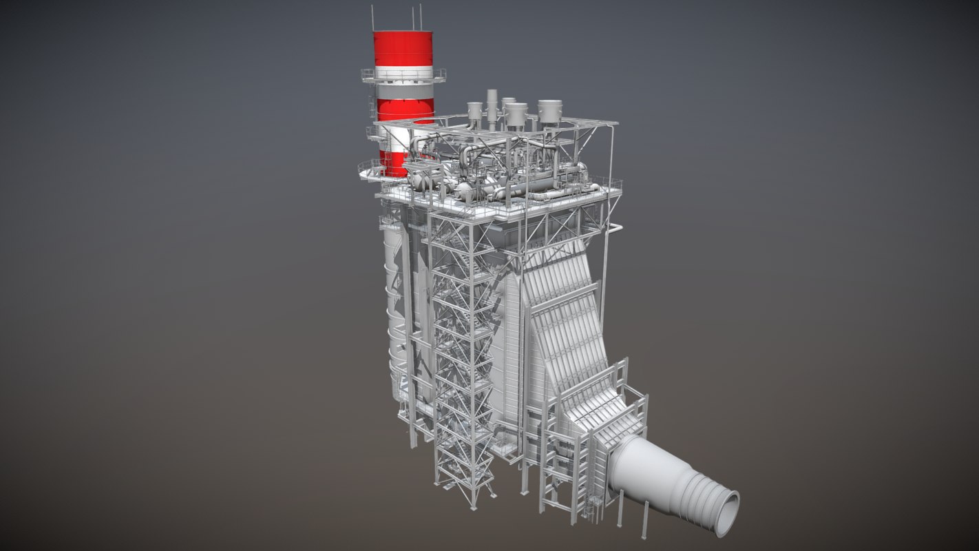 Architecture power plant 3D - TurboSquid 1435730