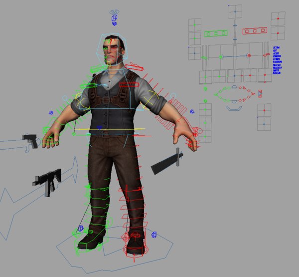 Rig animation 3D model - TurboSquid 1435861