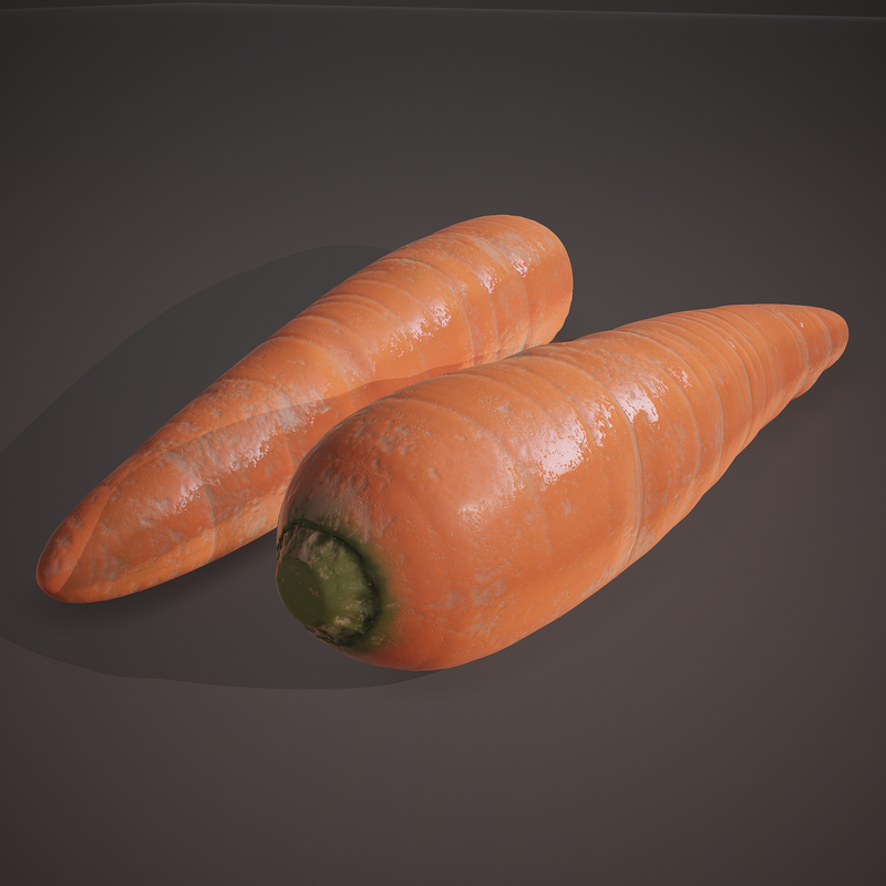 Carrots 3D - TurboSquid 1435974