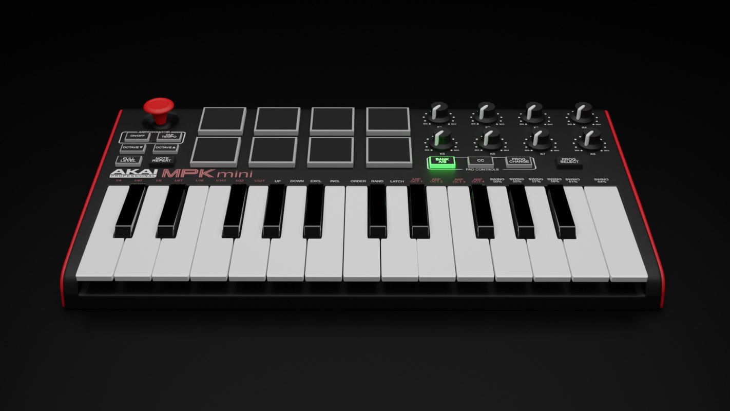 Akai mpk mini mk2 3D - TurboSquid 1435939