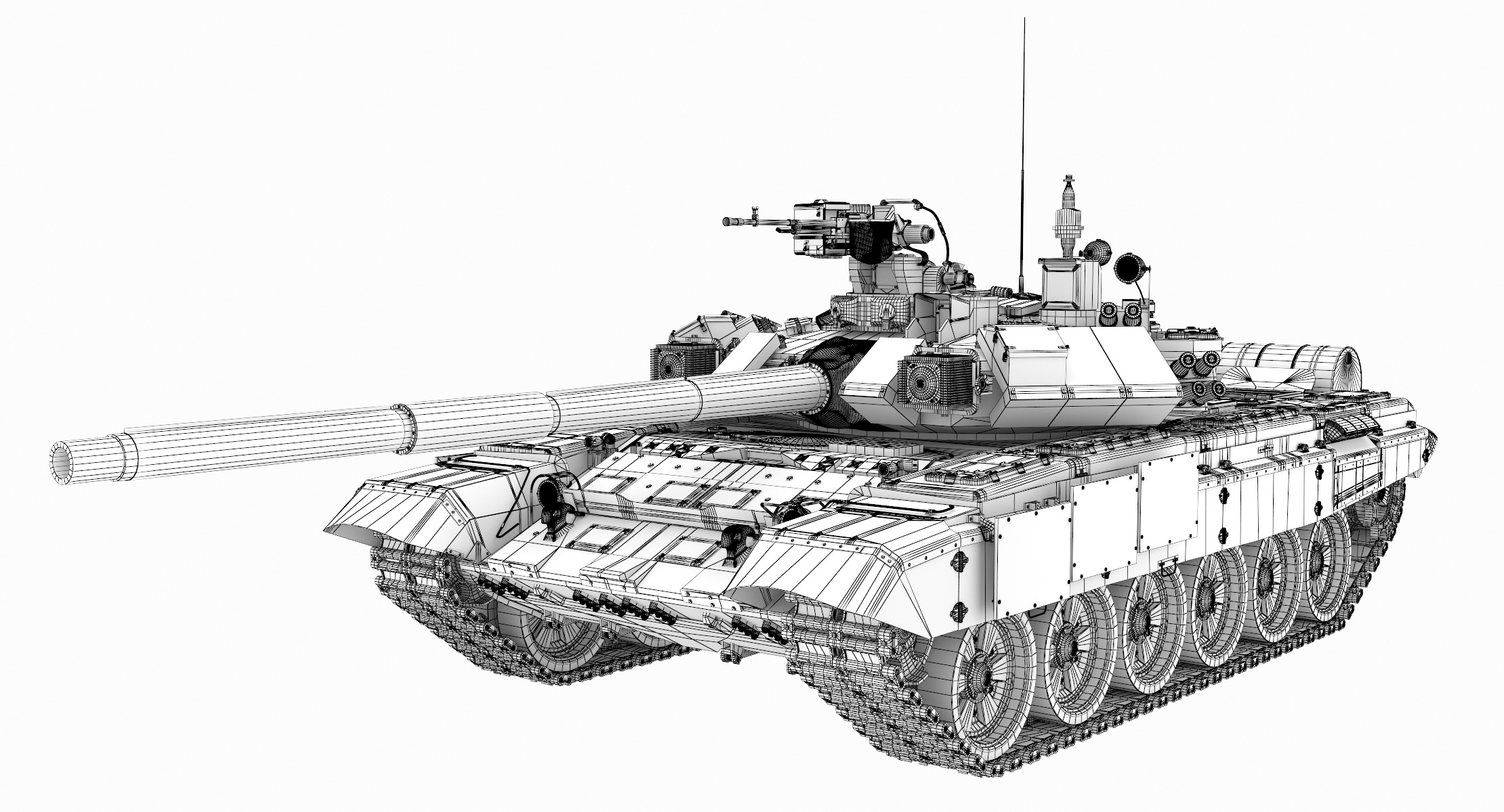 3D tank t90a t - TurboSquid 1437258